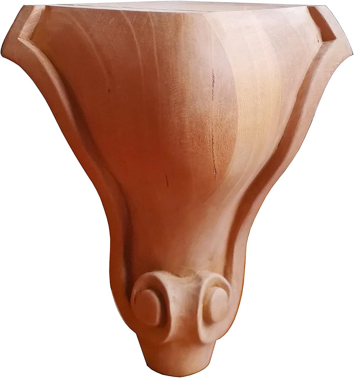 Amazon.com: SUNHAWK Wood Carved Queen Anne Bun Foot and Leg for Cabinet ...