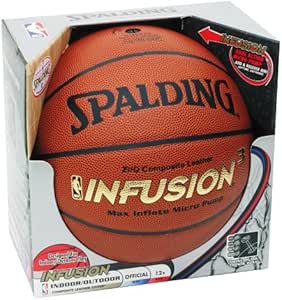 Amazon.com : Spalding 64-577 NBA INFUSION3 Zi/o Composite Leather ...