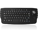 Amazon.com: Wireless Keyboard with Trackball Mouse, 2.4G Handheld ...
