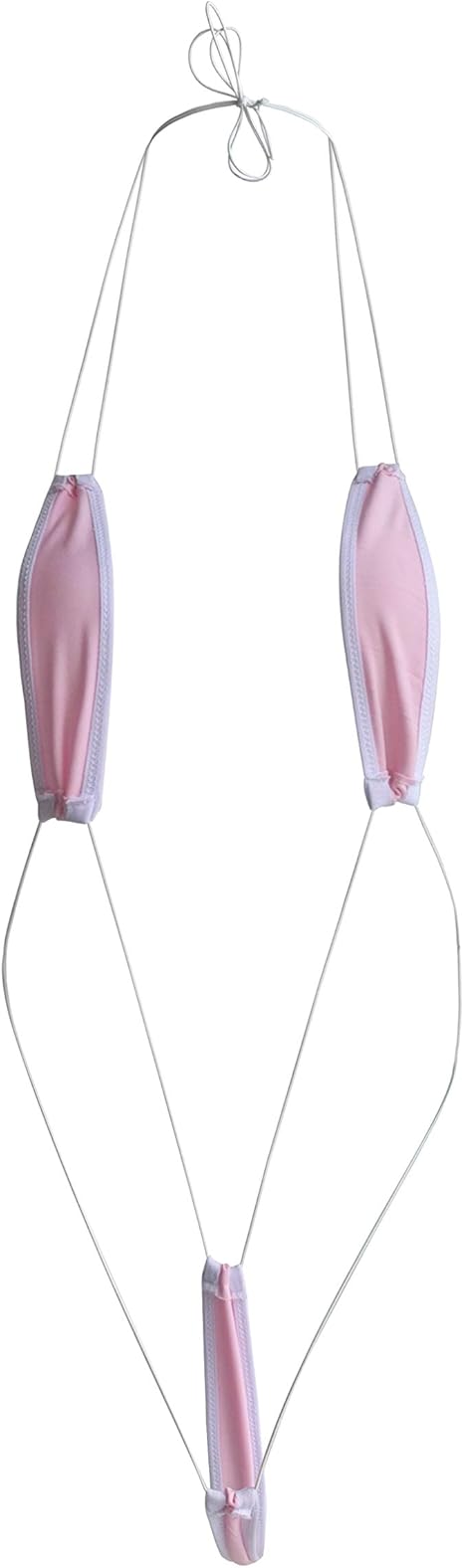 Afom Damen Sexy G-String Sling Shot Teeny Weeny Micro Bikini - Pink ...