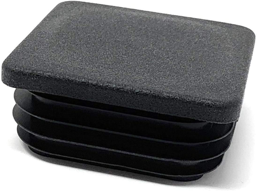 Design61 4 x Square Pipe Plugs Lamellar Plugs 90 x 90 mm with Slats for ...