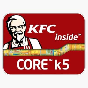 Amazon.com : EMC Graphics KFC Inside (Intel) - Core K5 Vinyl Waterproof ...