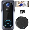 Amazon.com: Wireless Video Doorbell Camera with Chime, Morecam Door ...