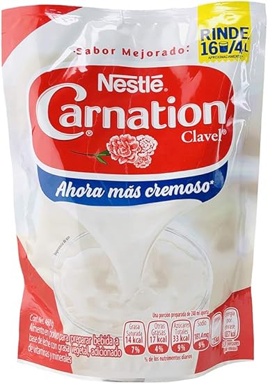 Carnation Polvo, Leche, 460 gramos: Amazon.com.mx