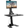 Amazon.com: Mount-It! Electric Standing Desk Converter - Motorized Sit ...