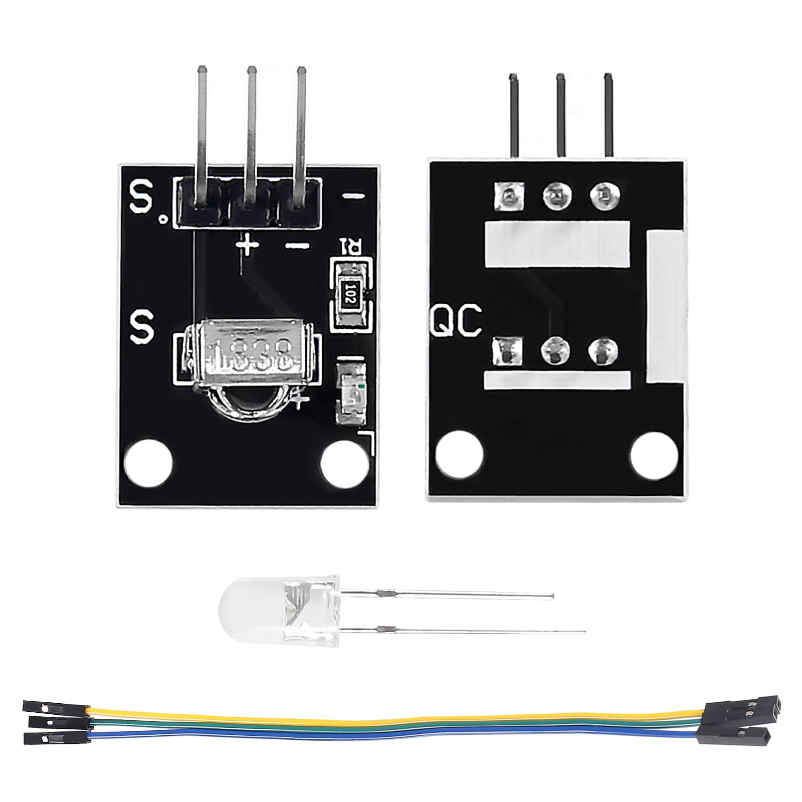Mua 2Sets Infrared IR Remote Control Sensor Module Kits, 17-Key ...