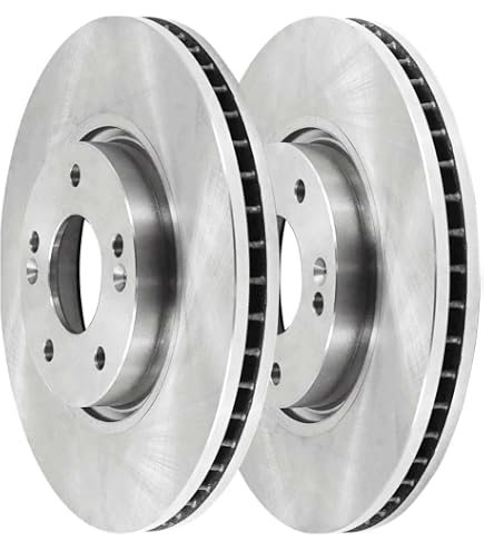 Hyundai Santa Fe Rotors AutoShack Coated Rear Brake Rotors ...