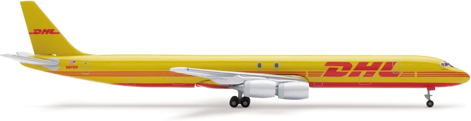 Amazon.com: Daron HE509510 Herpa DHL Worldwide DC -8 -73F: Toys & Games