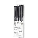 Amazon.com: Copic Markers Multiliner Fine Pigment Based Ink, 4-Piece Set