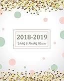 Amazon.com: 2018 - 2019 Academic Planner: 2018 - 2019 Two Year Planner ...
