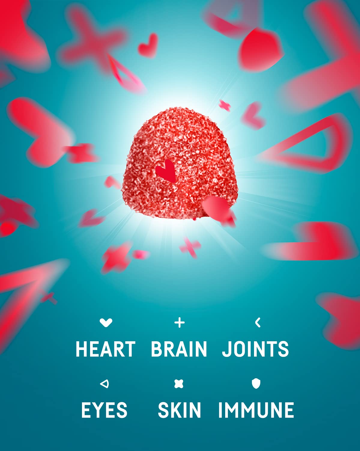 Mua Kori Krill Oil Omega-3 Gummies for Adults | Supports Heart, Brain ...