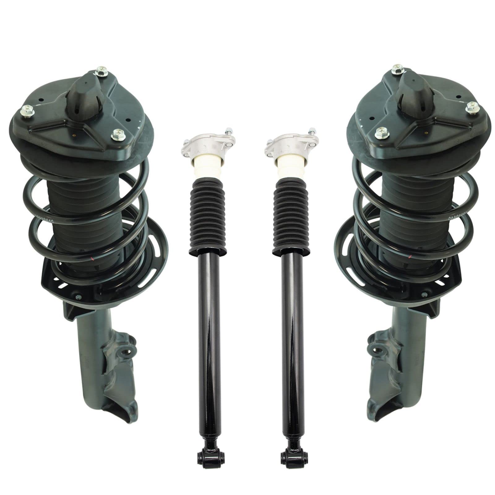 TRQ Front and Rear Complete Strut Assembly & Shock Absorber Kit ...