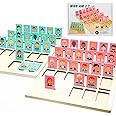 Amazon.com: Guess Game Wooden Board Who Am i Game Toy for 3+ Year Old ...