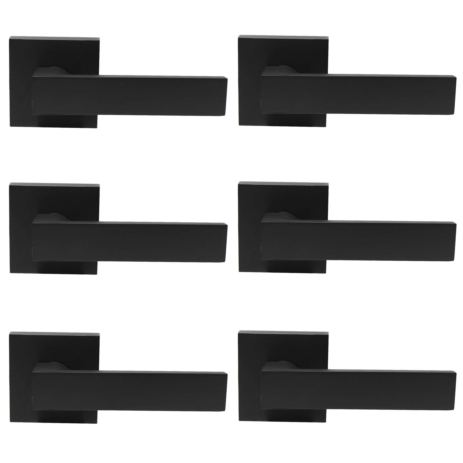 Probrico Matte Black Half Dummy Levers, Heavy Duty Interior Non-Turning ...