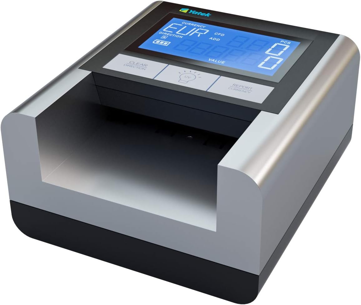 Counterfeit Banknote Detector EC500 with Included Battery and UV lamp ...