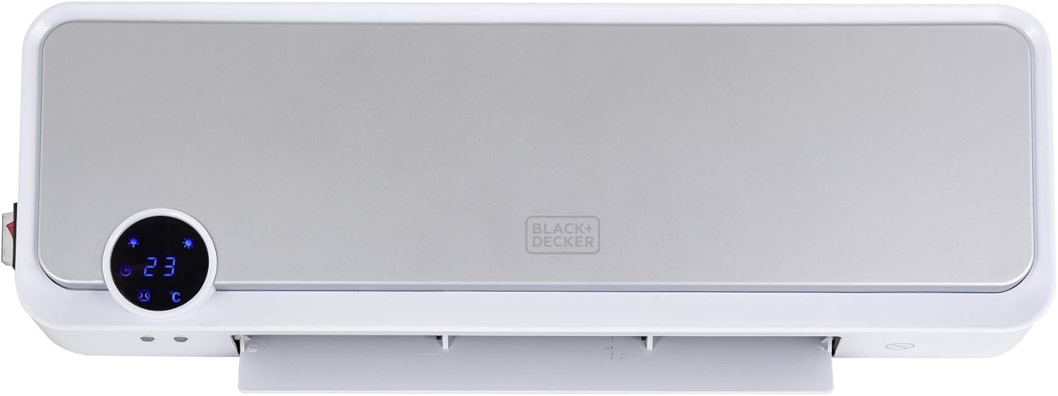 BLACK+DECKER BXSH37011GB 2KW Digital Wall Mounted Downflow Heater with ...