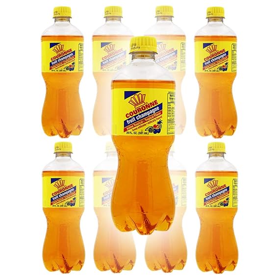 Amazon.com : Cola Couronne Fruit Champagne, Arome Tropical Flavor, 20oz ...