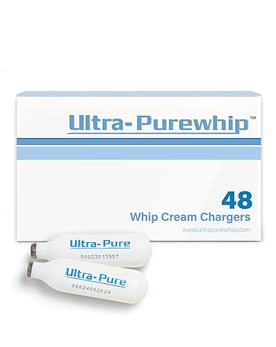 Purewhip Ultra Whipped Cream Chargers, 8g Premium Stainless Steel ...