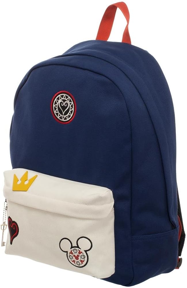 Amazon.com: Kingdom Hearts Bag - Navy Blue and Whte Backpack with ...