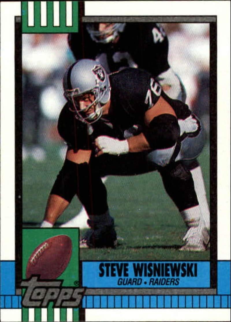 Amazon.com: 1990 Topps #282 Steve Wisniewski LA Raiders NFL Football ...
