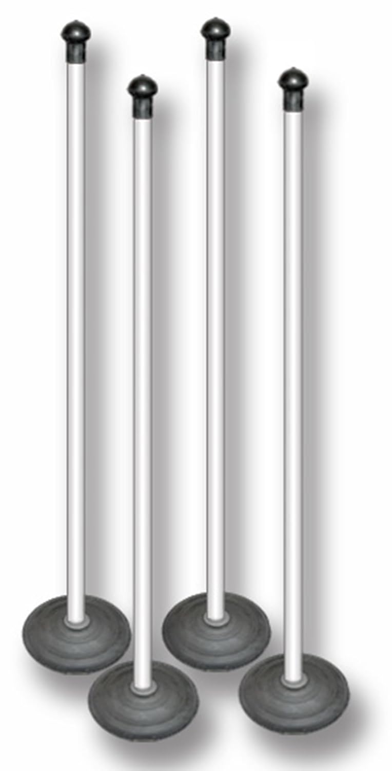 Aresson Base Rounders Post Set - White, 120 cm: Amazon.co.uk: Sports ...