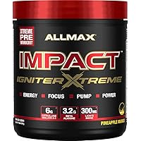 Allmax Impact Igniter Sport Blue Raspberry 320g - Pre Workout : Amazon ...