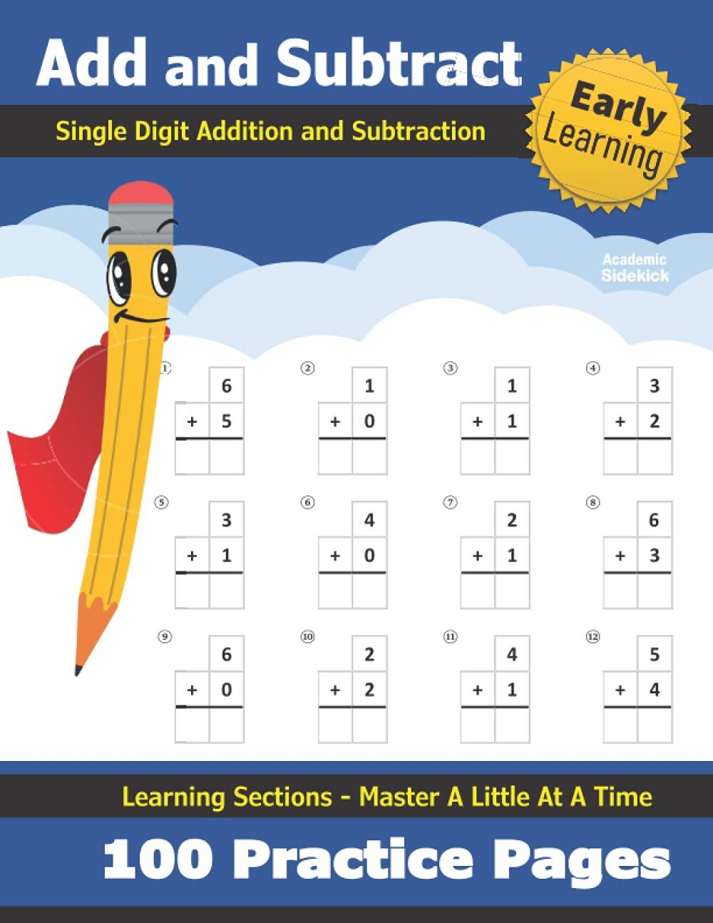 Single Digit Addition and Subtraction: Practice Workbook - 100 Days of ...