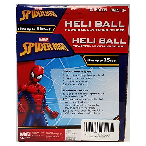 Spiderman Heli Ball Powerful Levitating Sphere Flies Up To 15 - Want It All