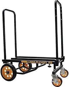 Amazon.com: ADVANTUS Multi-Cart 8-in-1 Cart, 500 Pound Capacity, Black ...