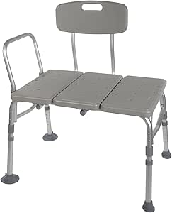 Amazon.com: HEALTHLINE Heavy Duty Bariatric Tub Transfer Bench 400 lbs ...