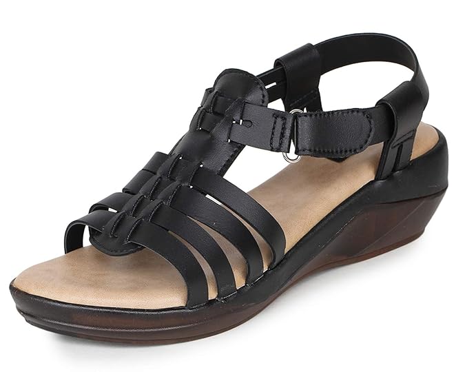 Buy TRASE 43-102 Wedges for Women - 2 Inch Heel at Amazon.in