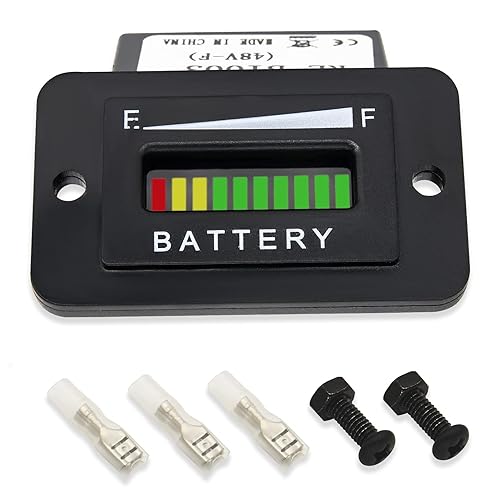 48v Battery Gauge for Golf Cart Club Car EZGO Yamaha 48 Volt LED ...