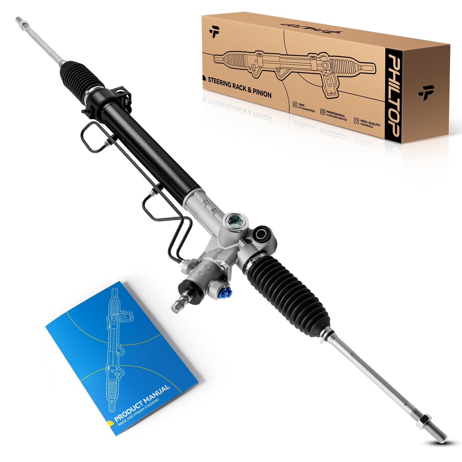 PHILTOP Power Steering Rack and Pinion Assembly Compatible with 1995 ...