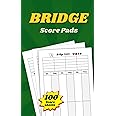 Amazon.com: Bridge Score Pads | Keep Score in Style with 100 Sheets of ...
