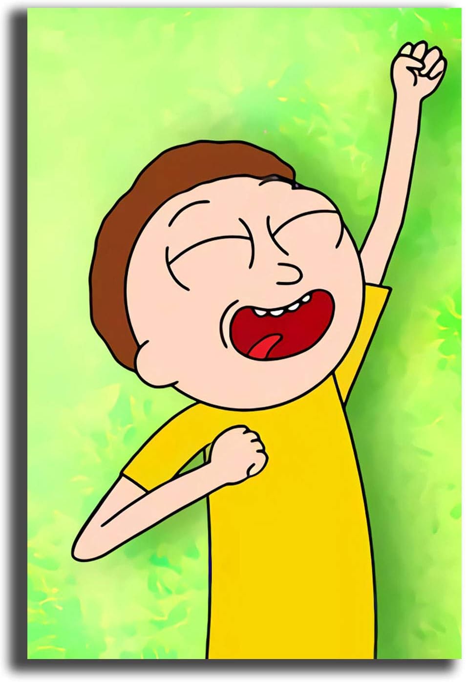 Hangquq Morty smith happy morty Wall Art Painting Pictures Painting for ...