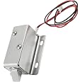 Bonsicoky DC 12V 0.83A Electromagnetic Solenoid Lock, Mini Slim ...
