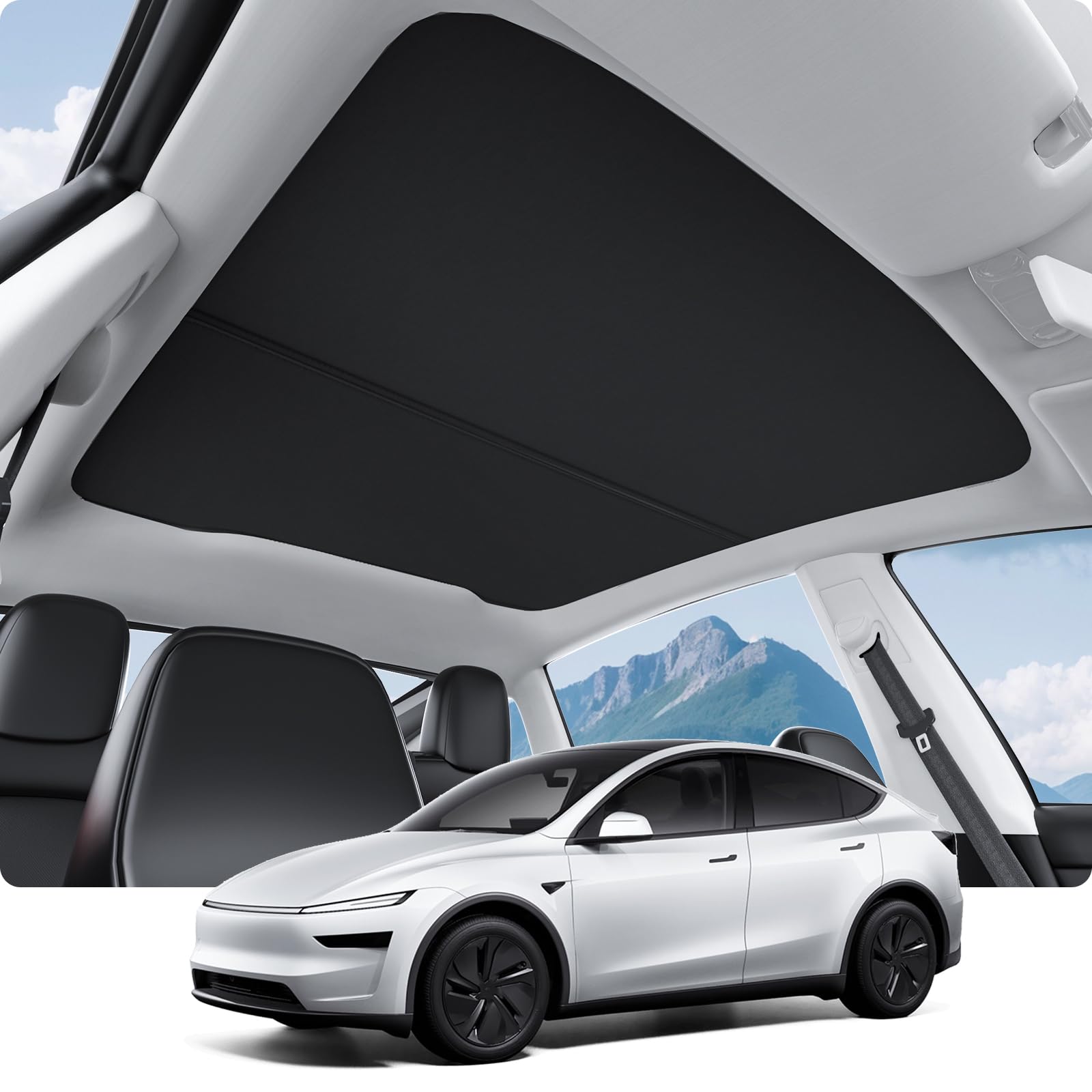 BASENOR 2025 2026 Tesla Model Y Juniper Sunshade Roof [No Gap] [Nano ...