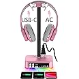 Amazon.com: KAFRI RGB Headphone Stand with USB Charger Desk Gaming ...