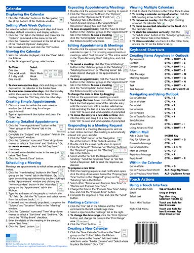 Microsoft Outlook for Office 365 Introduction Quick Reference Training ...
