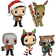 Amazon.com: Funko Pop! Marvel Holiday: Guardians of The Galaxy 5 Pack ...