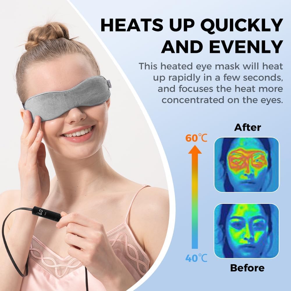 Mua Aroma Season Heated Eye Mask, Warm Eye Compress for Dry Eyes Stye ...