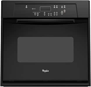 Amazon.com: Whirlpool RBS245PRB 24" Black Electric Single Wall Oven ...
