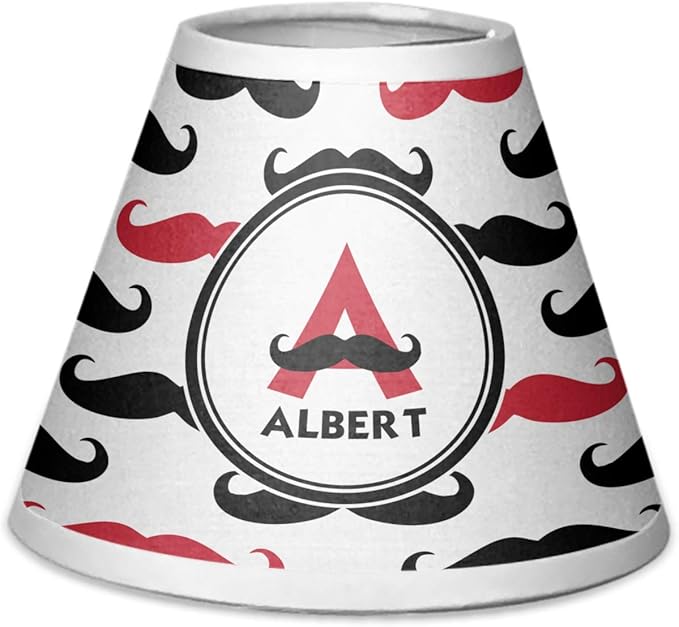 RNK Shops Mustache Print Chandelier Lamp Shade (Personalized ...