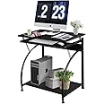 Amazon.com: Tangkula Computer Desk, Home Office PC Laptop Workstation ...