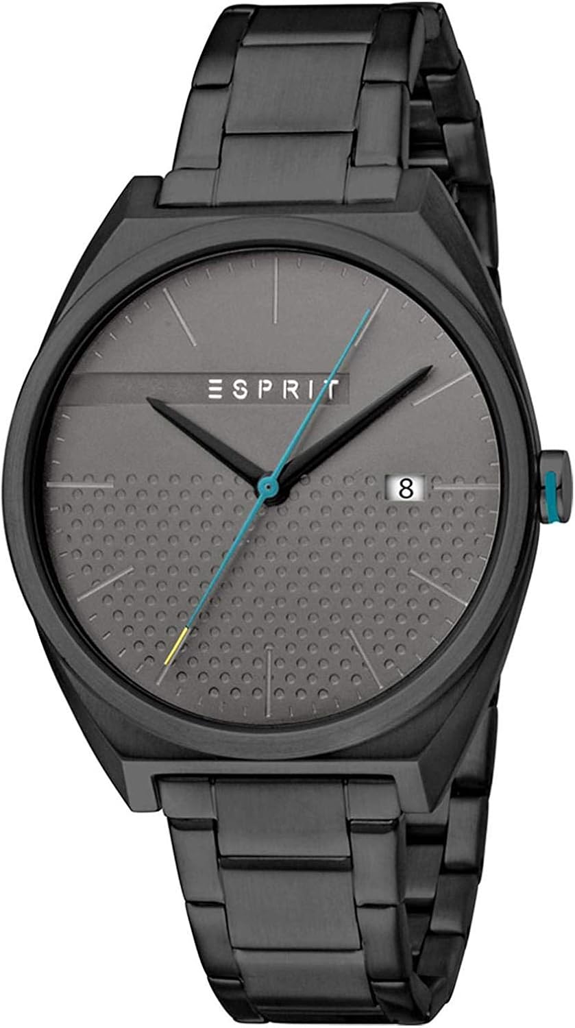 ESPRIT Mens Analogue Quartz Watch with Stainless Steel Strap ...