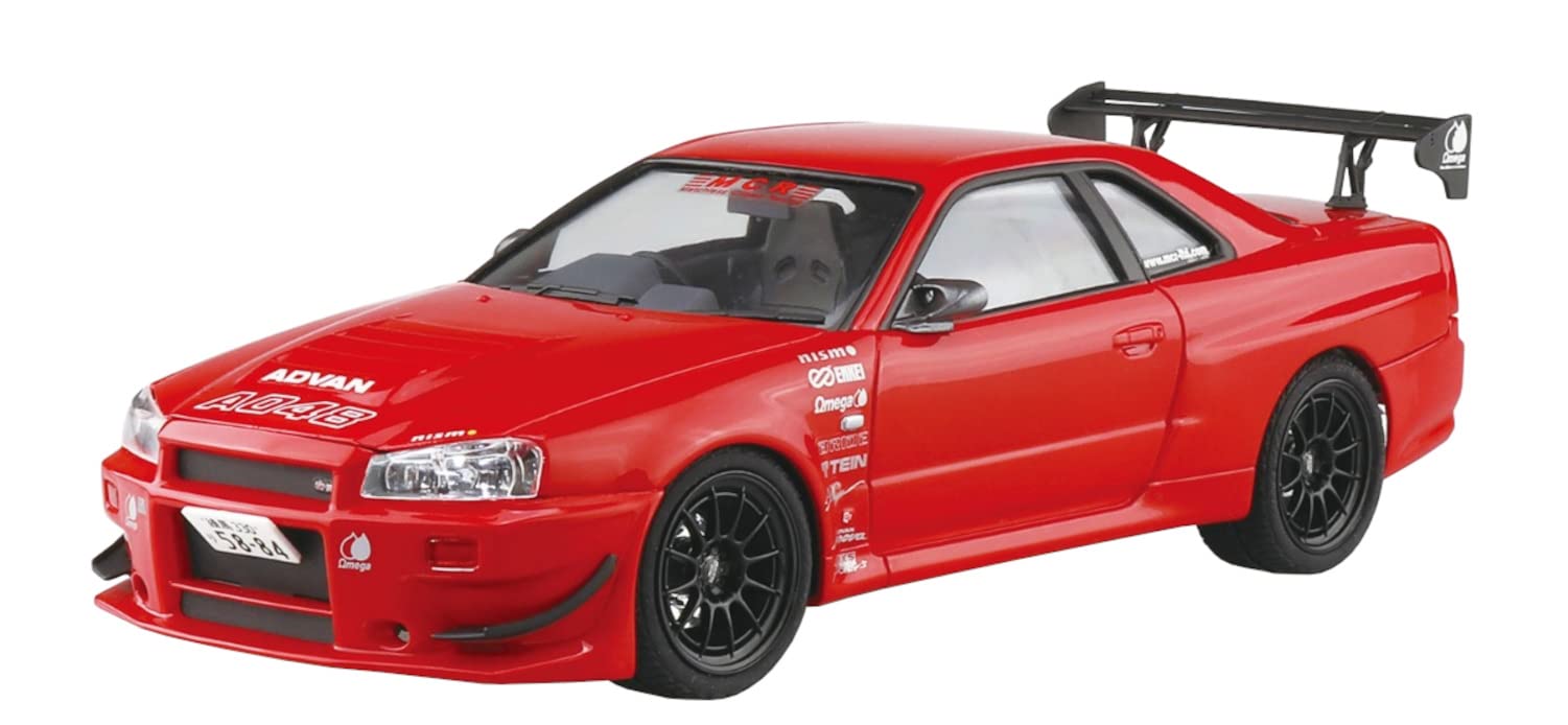 Mua Aoshima MCR BNR24 Skyline GT-R '02 1:24 Scale Model Kit trên Amazon ...