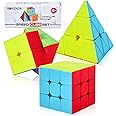 Roxenda Speed Cube Set Professional 2x2x2 3x3x3 Pyramid Cube Bundle ...