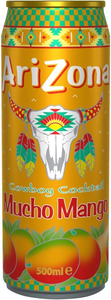 Arizona Iced Tea in Ready-to-Drink Cans - Fruit Tea in Mucho Mango ...
