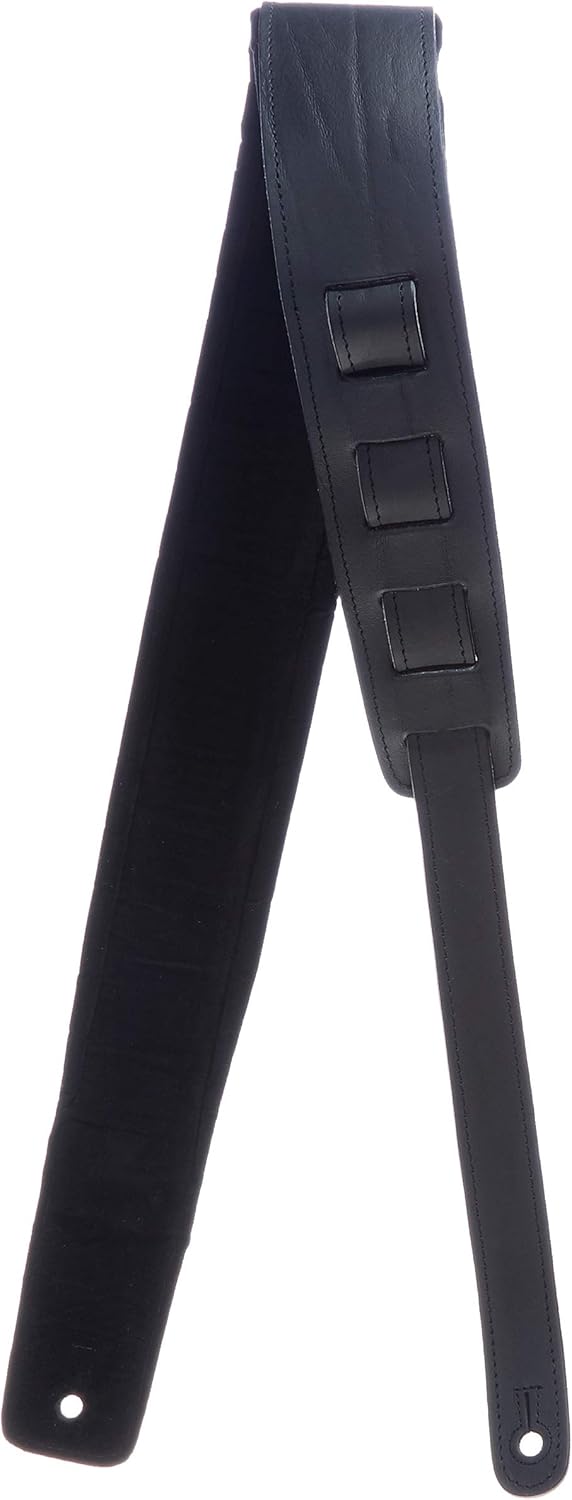 Bull Leather Guitar Strap Moneymaker 6cm wide black – BigaMart