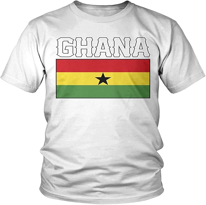 Men's Ghanaian Flag, Love Home, Flag of Ghana T-Shirt 7 Size | Amazon.com
